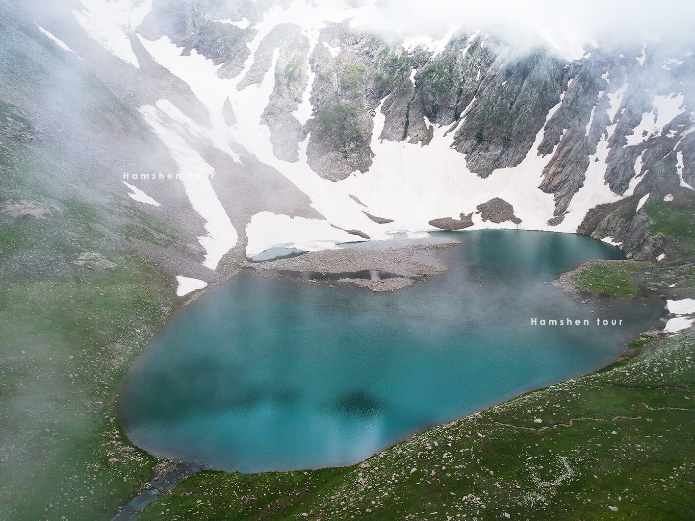 LAKE TSAKKAR + BAGHABERD FORTRESS (HIKING) - Hamshen Tour
